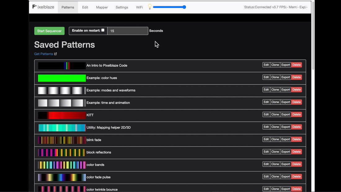 Pixelblaze V3 Standard - WiFi LED Controller – ElectroMage Shop